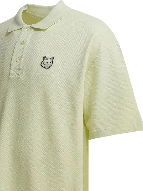 Maison Kitsuné Fox Head Oversized Polo Shirt