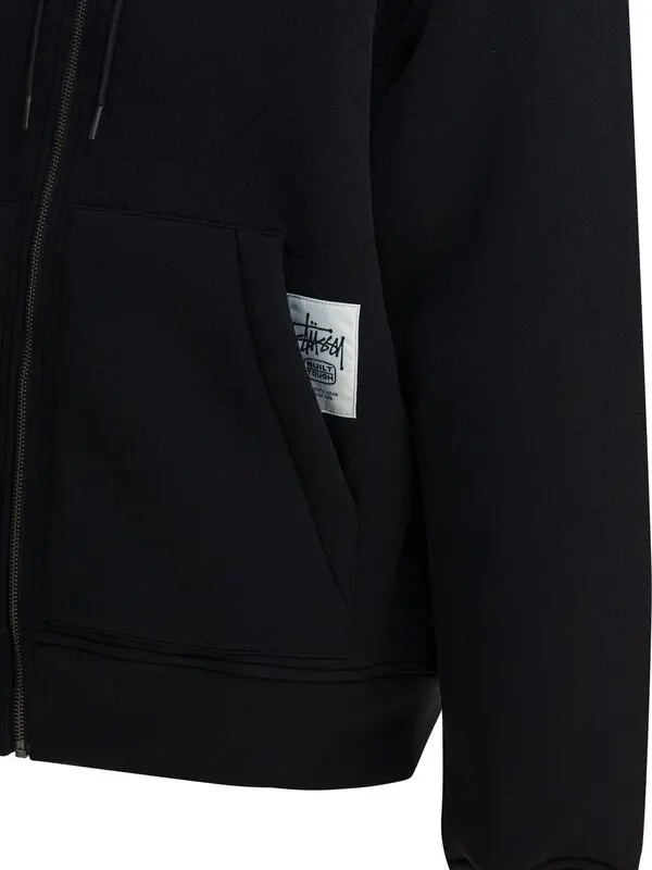 StÜssy Long-sleeved Zippered Hooded Sweatshirt