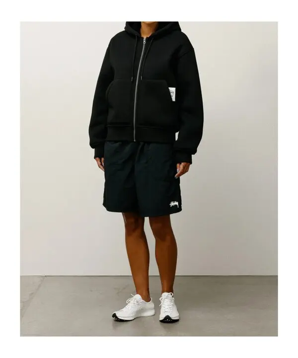 StÜssy Long-sleeved Zippered Hooded Sweatshirt
