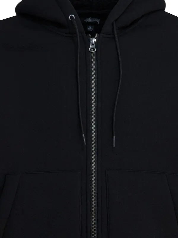 StÜssy Long-sleeved Zippered Hooded Sweatshirt