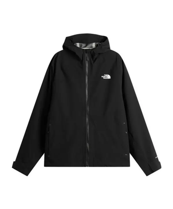The North Face Dryvent Waterproof Hooded Zip Jacket - Black