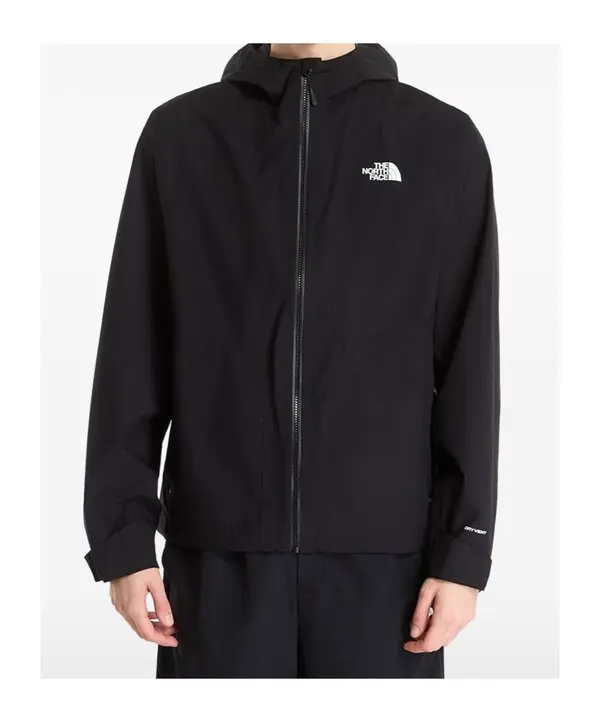 The North Face Dryvent Waterproof Hooded Zip Jacket - Black