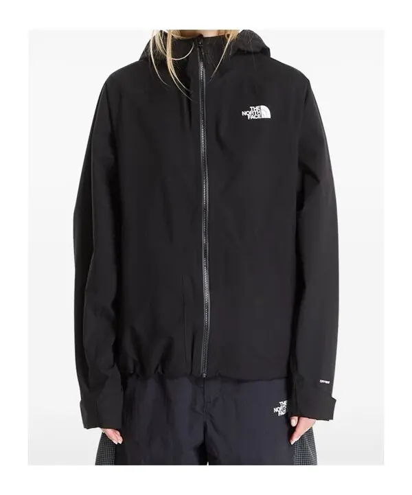 The North Face Dryvent Waterproof Hooded Zip Jacket - Black