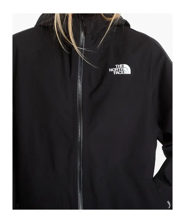 The North Face Dryvent Waterproof Hooded Zip Jacket - Black