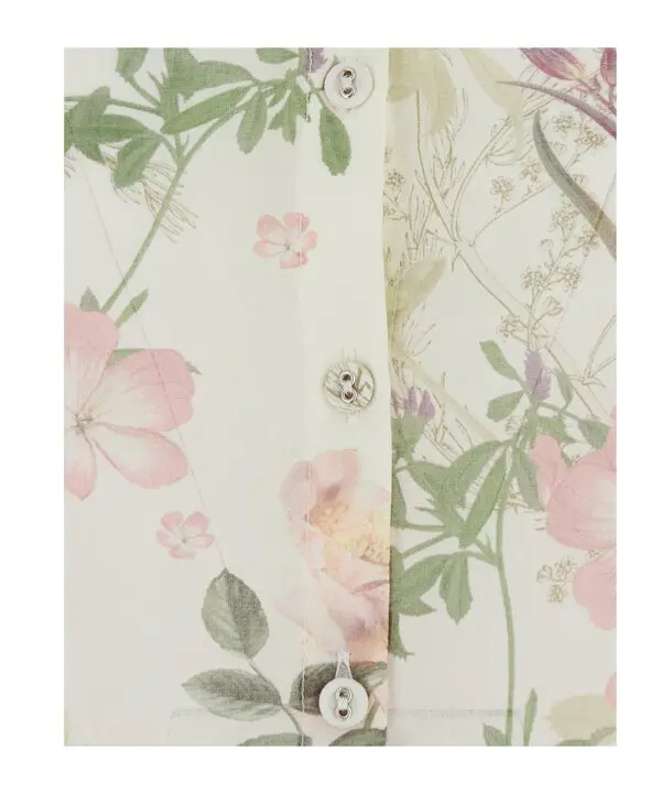 Charo Ruiz Ibiza Floral Print Classic Collar Shirt