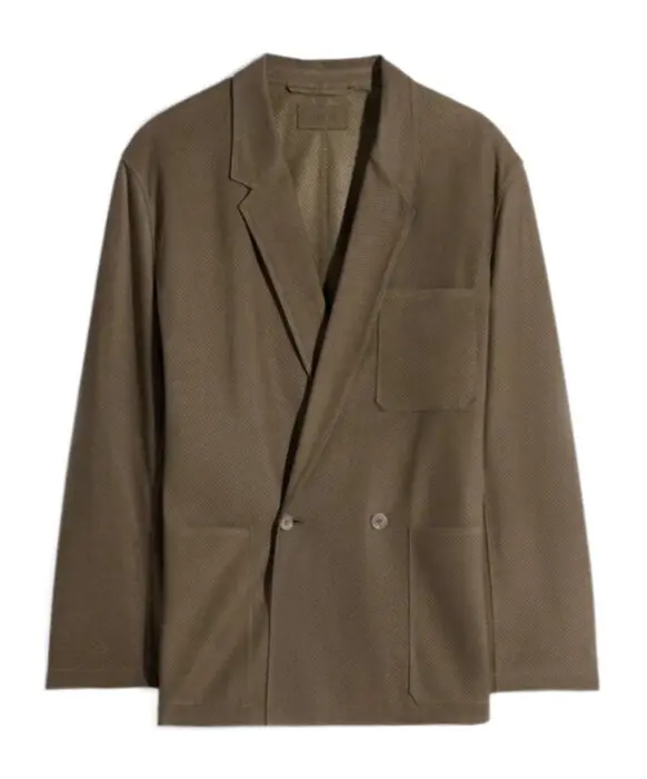 LEMAIRE Double-breasted Tailored Jacket - Thyme