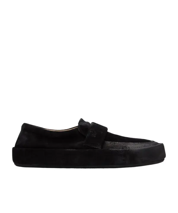 Marsèll Suede Flat Loafers With Buckle Fastening
