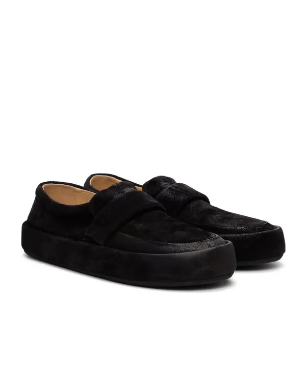 Marsèll Suede Flat Loafers With Buckle Fastening