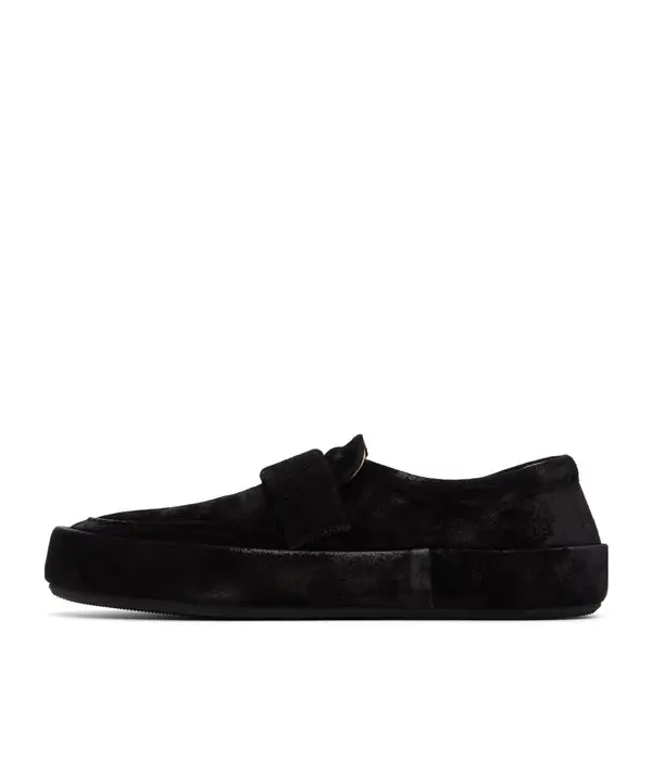 Marsèll Suede Flat Loafers With Buckle Fastening