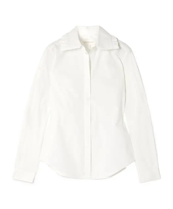 SHUSHU/TONG Ruffled Collar Shirt With Long Sleeves