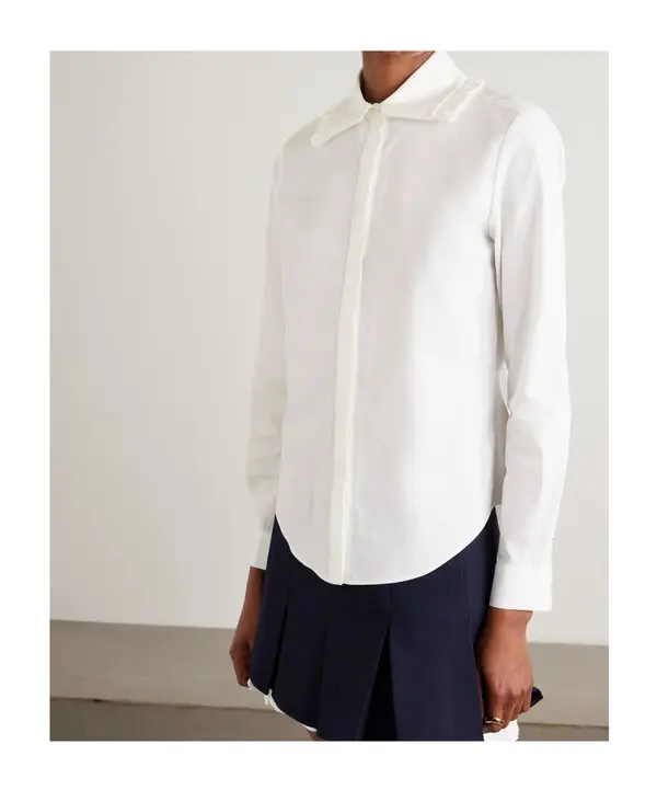 SHUSHU/TONG Ruffled Collar Shirt With Long Sleeves