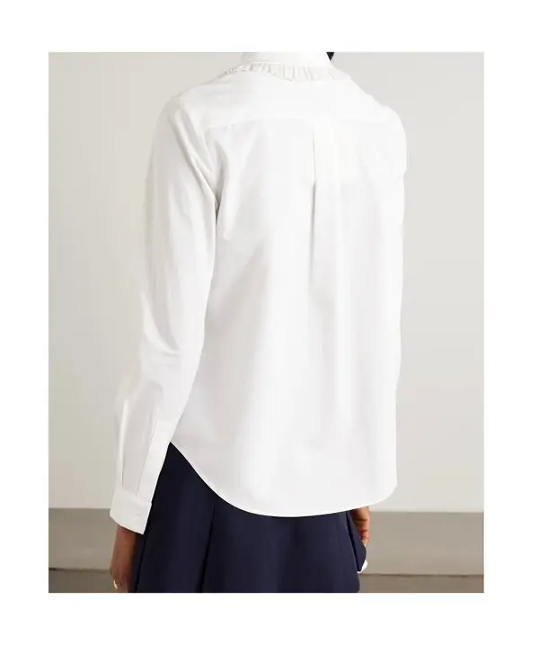 SHUSHU/TONG Ruffled Collar Shirt With Long Sleeves