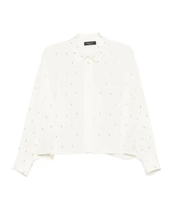 Fabiana Filippi Embellished Button-down Shirt