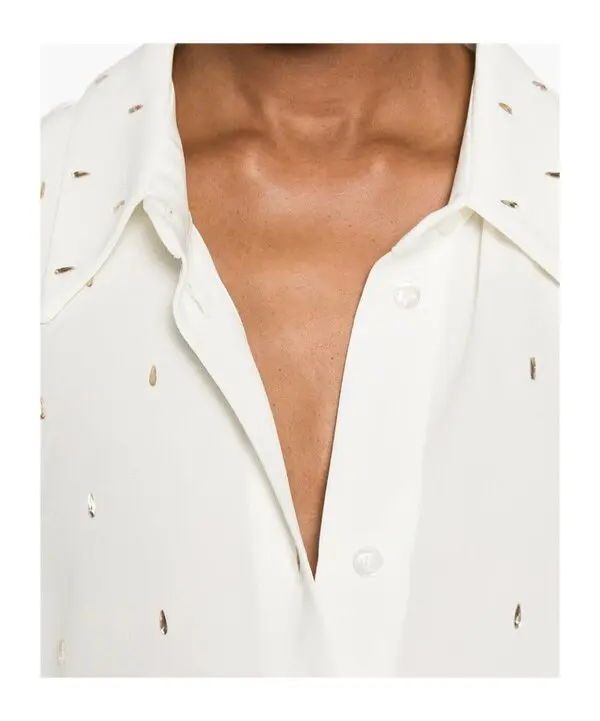 Fabiana Filippi Embellished Button-down Shirt