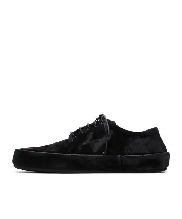Marsèll Lace-up Round Toe Derby With Distressed Upper