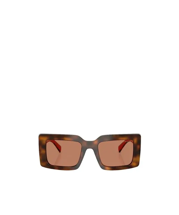 Prada Square Frame Sunglasses - Juniper Tortoiseshell