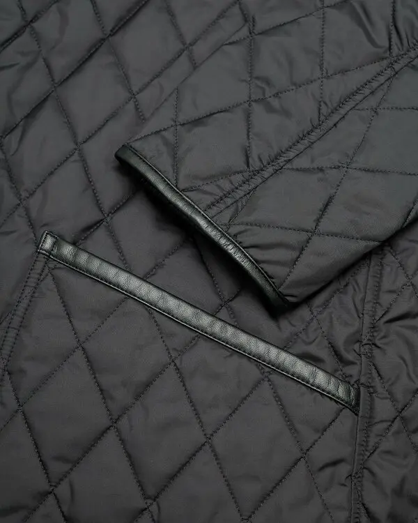 FERRAGAMO Quilted Casual Jacket - Black