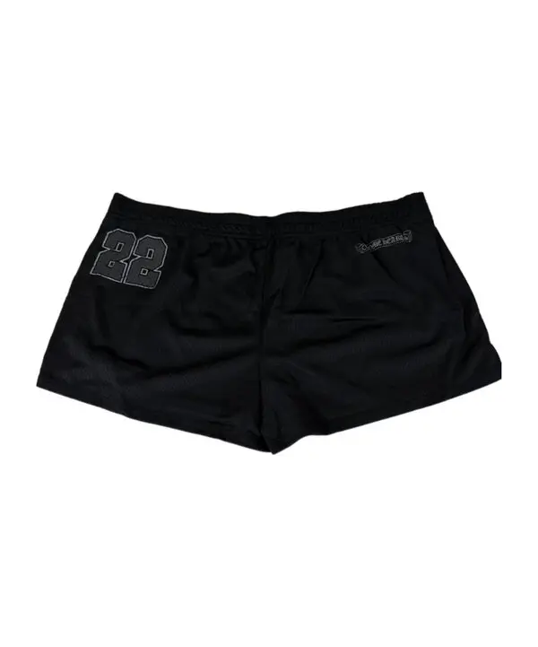 Chrome Hearts Elastic Waist Logo Shorts - Black