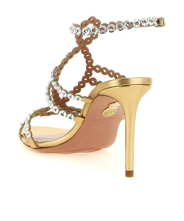 AQUAZZURA Mooncrush Buckled Sandals