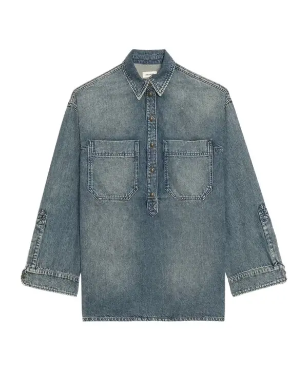 Zadig&Voltaire Long-sleeved Denim Shirt