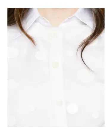 Junya Watanabe Long-sleeve Jacquard Polka-dot Cardigan