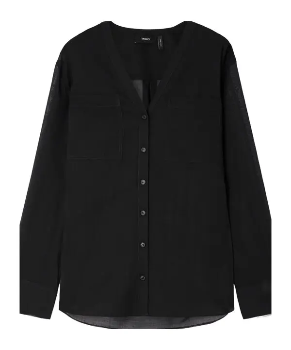 Theory Wool Blend Shirt
