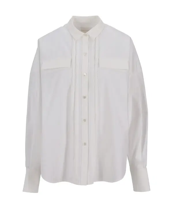 SHUSHU/TONG Cotton Shirt With Front Inserts