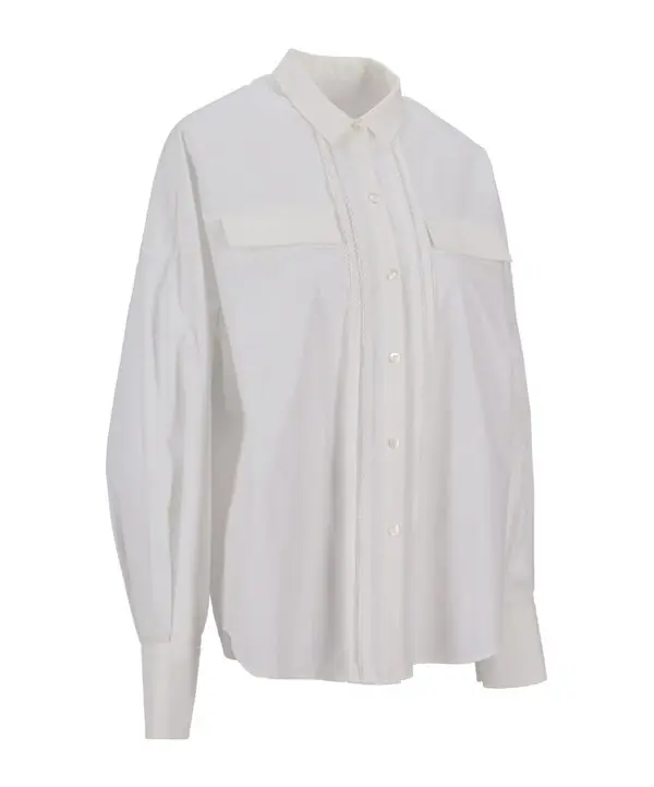 SHUSHU/TONG Cotton Shirt With Front Inserts