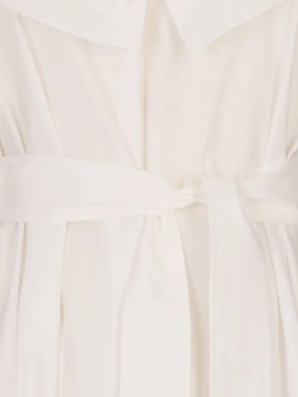 P.a.r.o.s.h Ruffled Maxi Dress - White