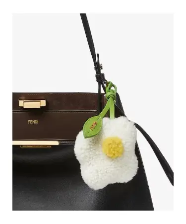 Fendi And Yellow Shearling Charm