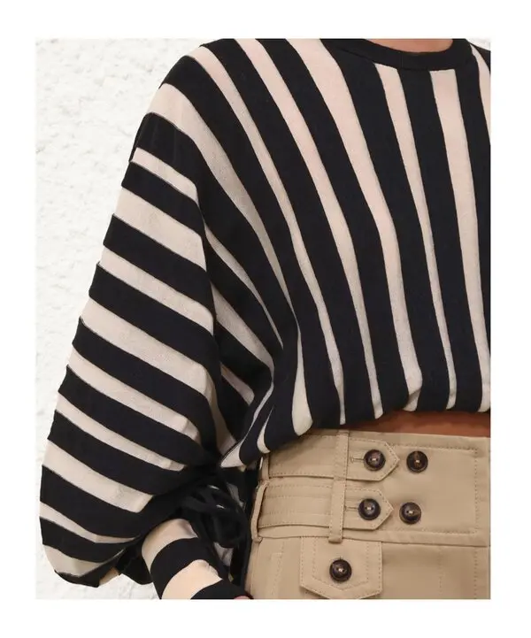Zimmermann Rebellion Drawn Sweater - Black