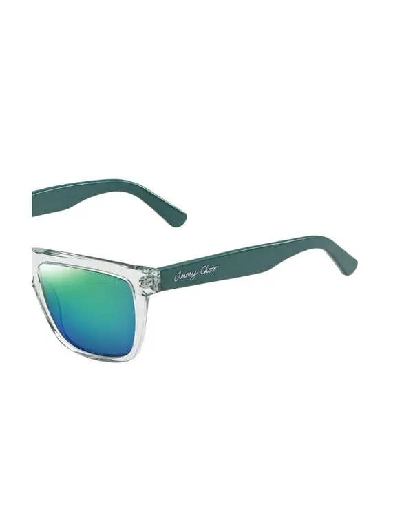 JIMMY CHOO Logo Detail Sunglasses - Blue