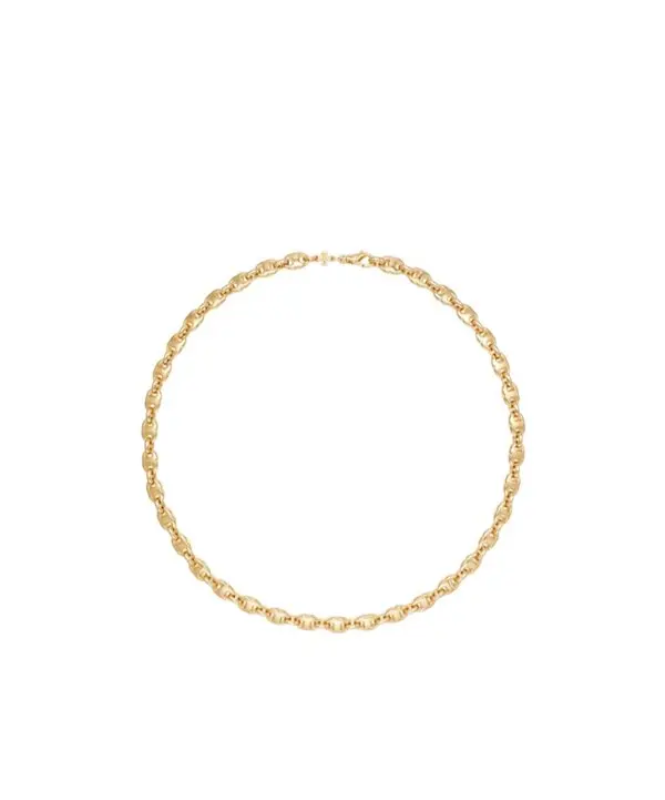 Tory Burch Gemini Link Chain Necklace - Light Brass
