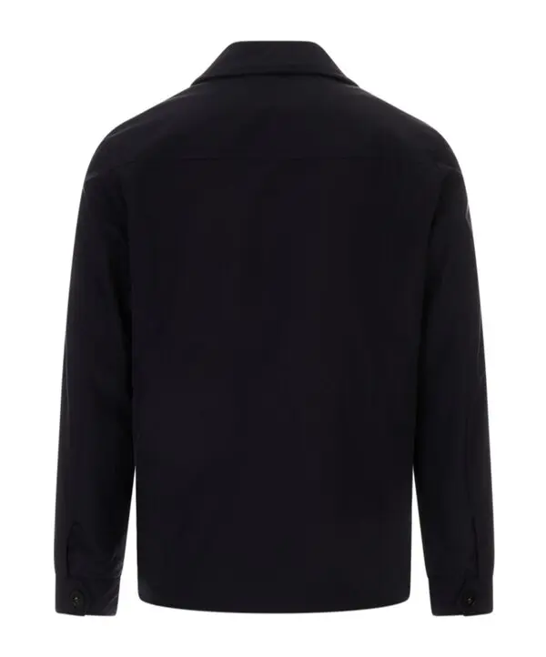 Canali Four-pocket Shirt Jacket - Black