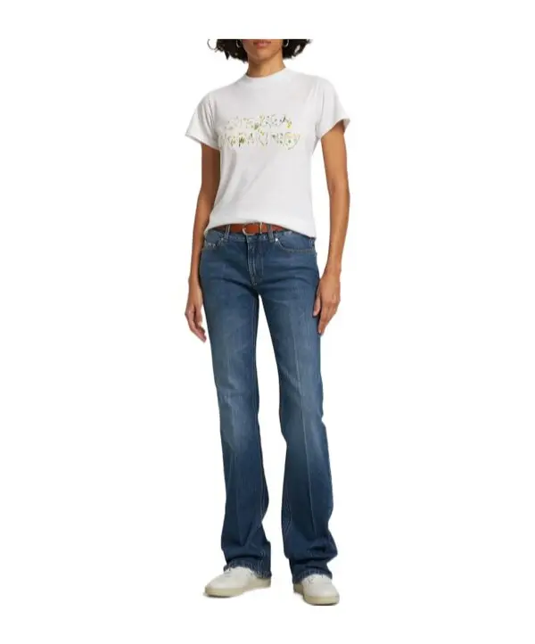 Stella McCartney Low Rise Straight Leg Jeans