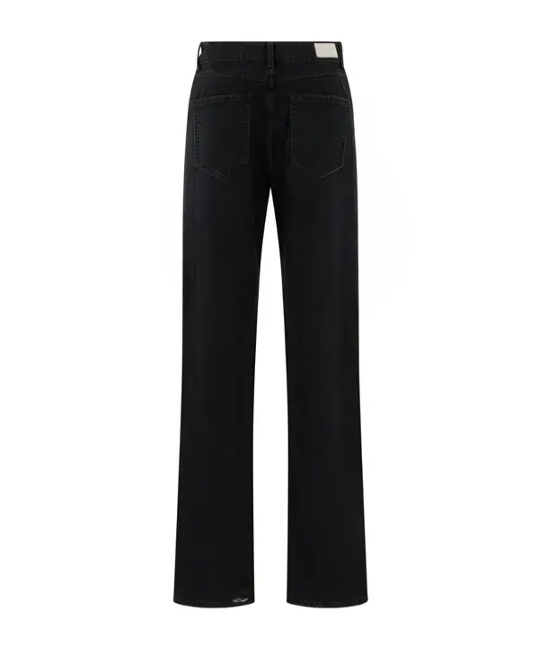 ICON DENIM LOS ANGELES Jodie Wide Straight-leg Jeans - Black