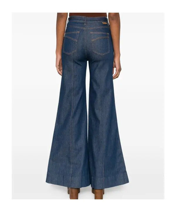 Zimmermann Belted Wide-leg Jeans - Blue