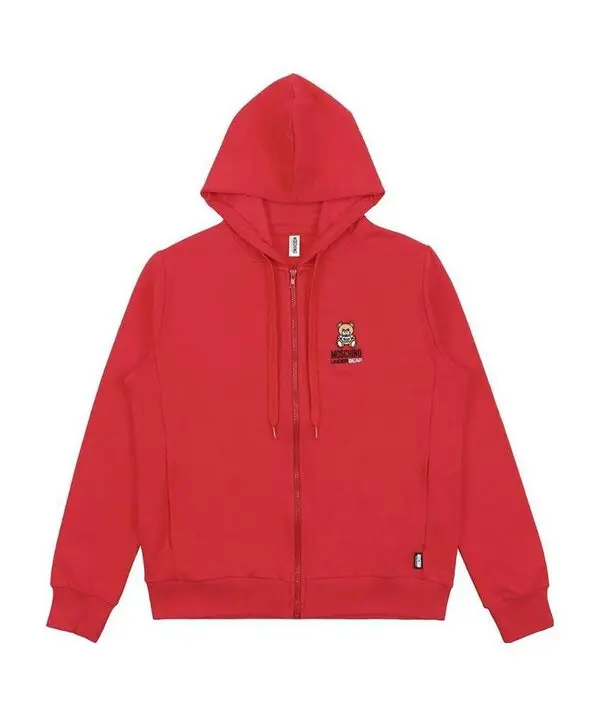 Moschino Hooded Zipper Casual Jacket