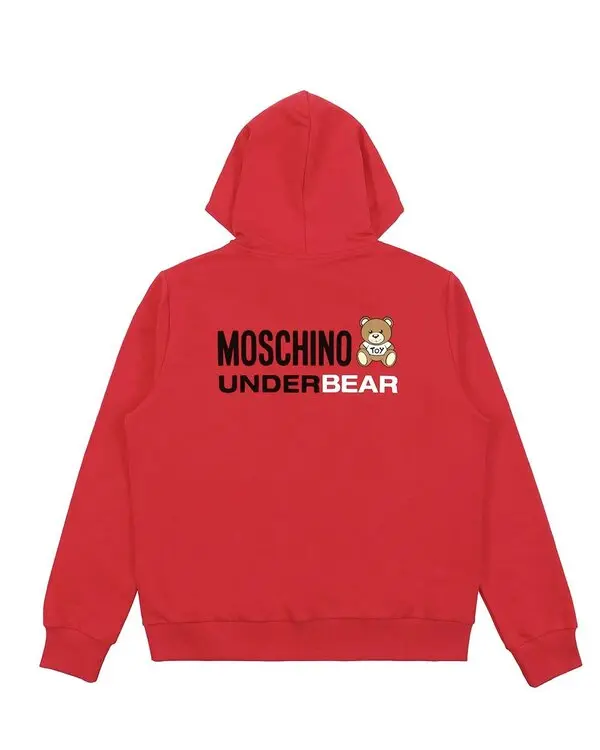 Moschino Hooded Zipper Casual Jacket