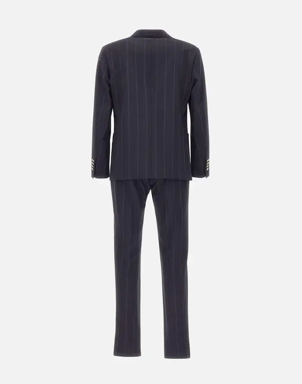 Eleventy Pinstripe Double-breasted Suit