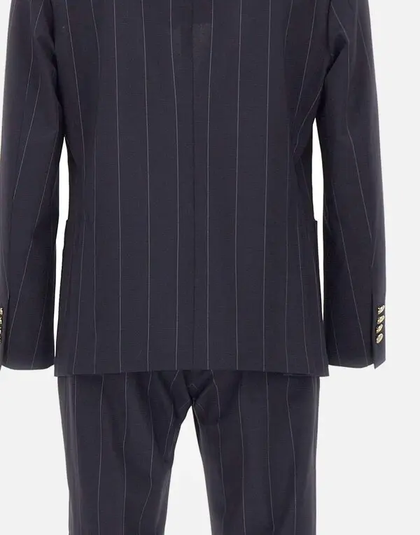 Eleventy Pinstripe Double-breasted Suit