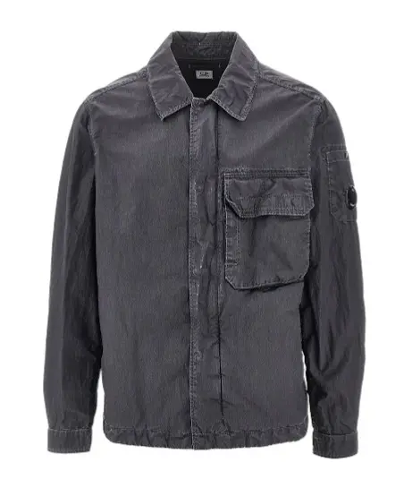 C.P. COMPANY Patch-pocket Overshirt - Black