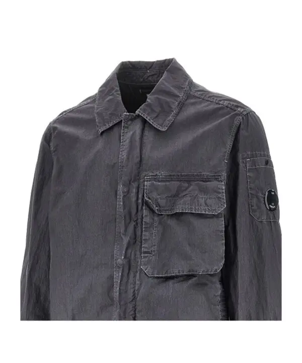 C.P. COMPANY Patch-pocket Overshirt - Black