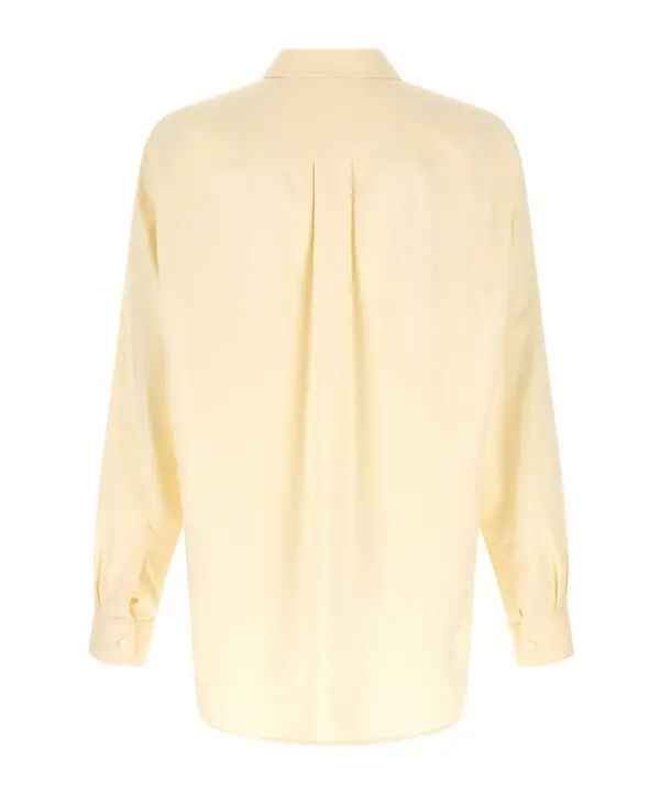 THE ROW Piou Flap-pockets Silk Shirt - Yellow