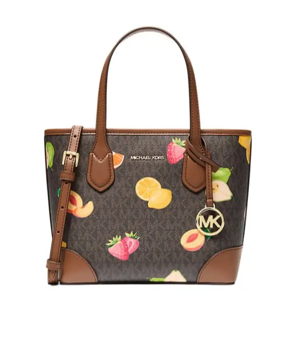 Michael Kors Eva Extra-small Printed Signature Logo Convertible Tote Bag