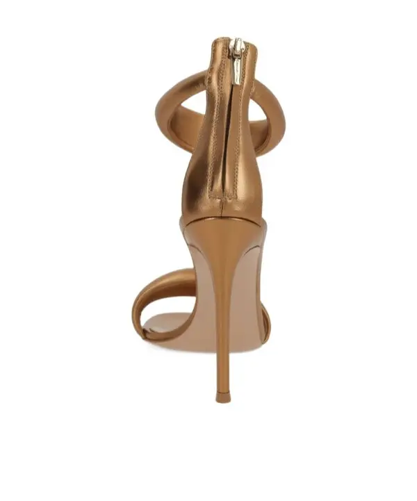 GIANVITO ROSSI Open-toe High-heeled Sandals - Brown