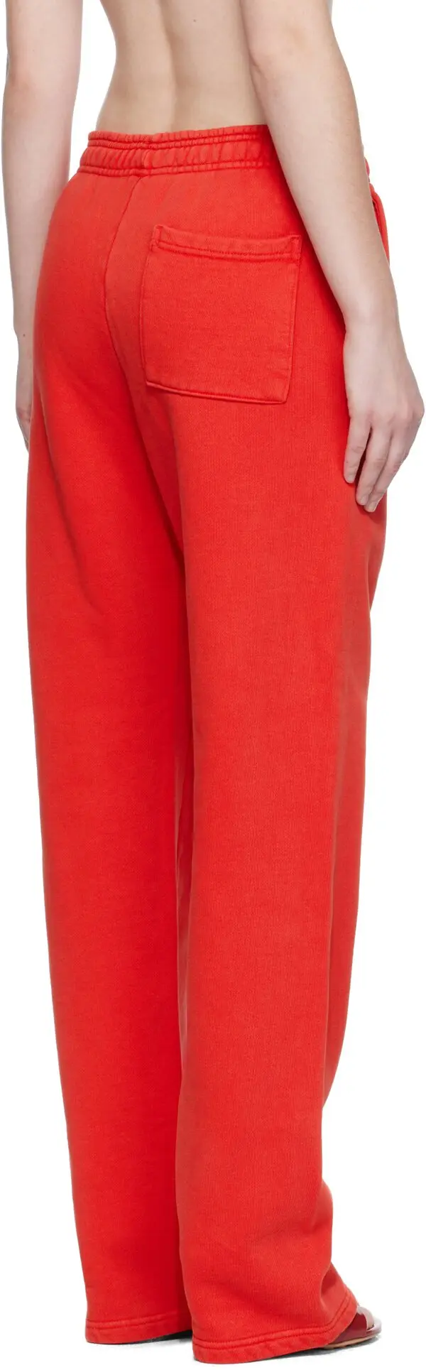 ENTIRE STUDIOS Straight-leg Sweatpants - Red