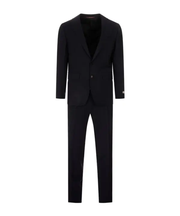 Canali Long-sleeved Suit - Black