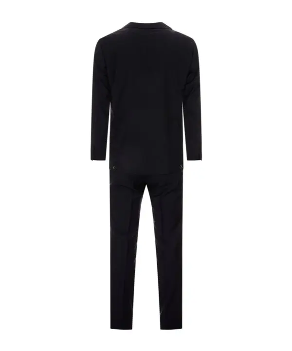 Canali Long-sleeved Suit - Black
