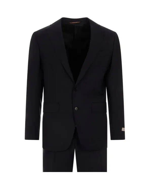 Canali Long-sleeved Suit - Black